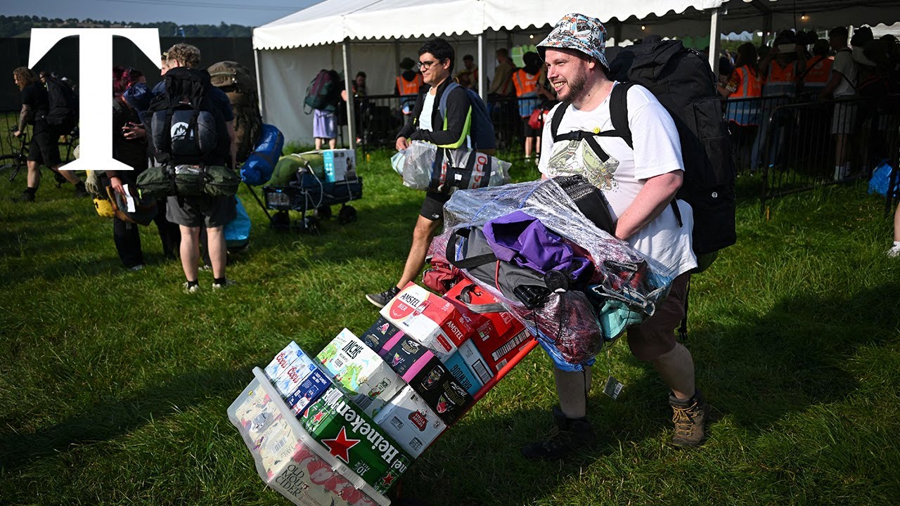 Worthy Farms opens its gates to revellers for Glastonbury festival ...