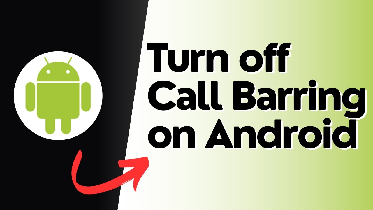 How to turn off call barring on Android - YouTube