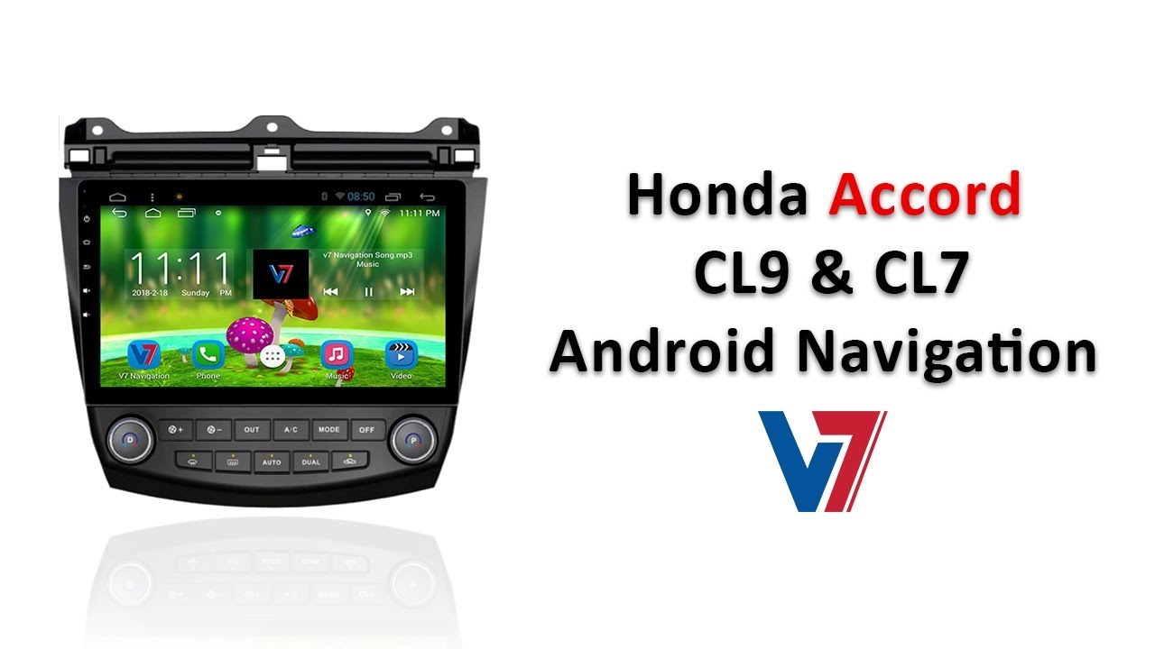Honda Accord CM5, CL9 & CL7 Android Navigation V7 || Car DVD Player || Android Multimedia Player ...
