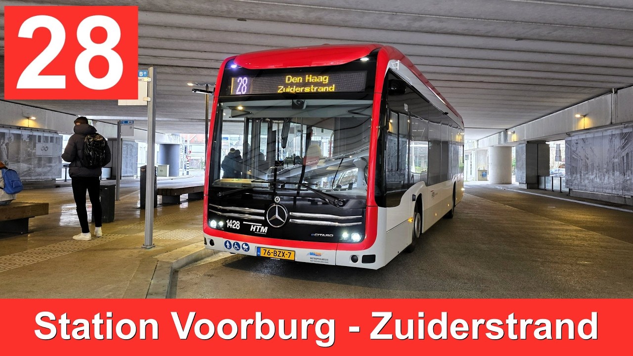 HTM lijn 28: Voorburg Station - Den Haag Zuiderstrand | HTM 1428 | 2026 ...