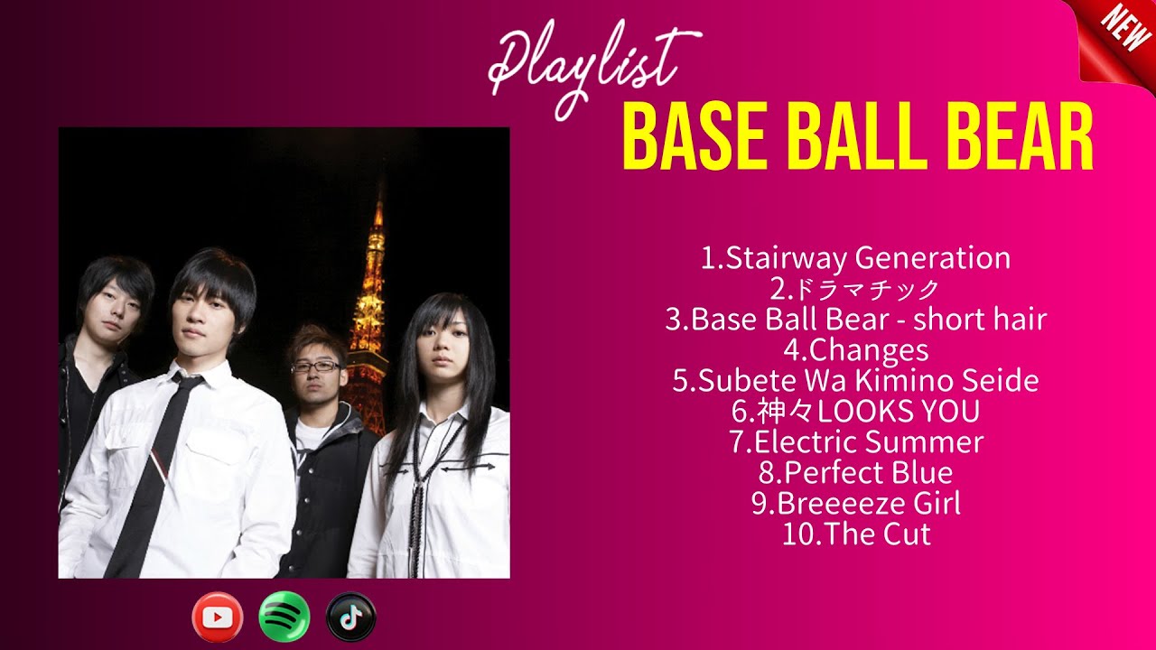 Base Ball Bear Best Hits | Base Ball Bear 2024 MIX | Top 10 Best Songs ...