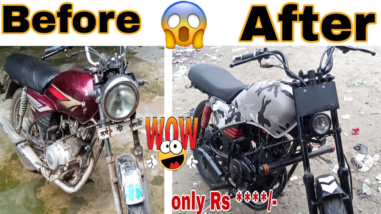 Yamaha Crux modified | Crux Yamaha modification | cafe racer bike | FS ...