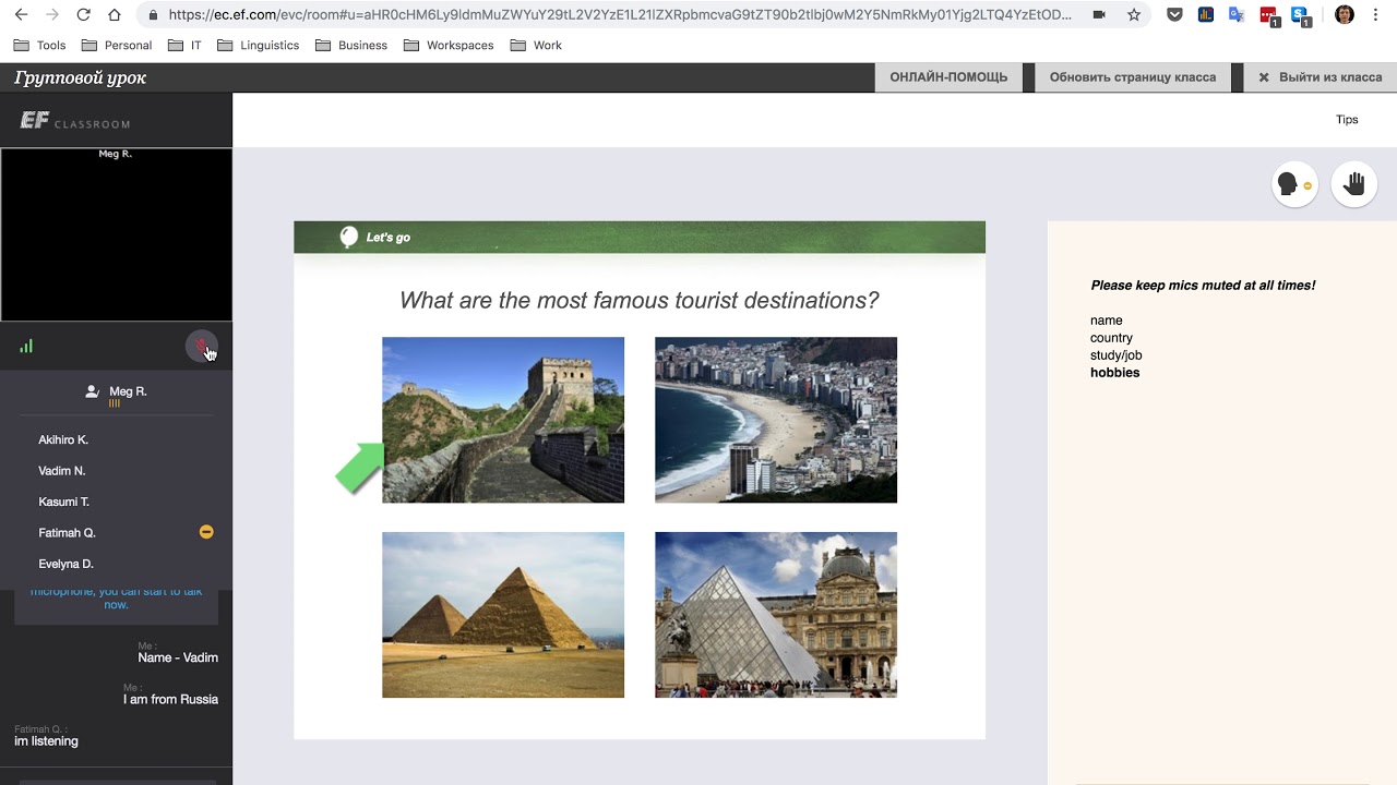 27 09 2018 One of my English First or EF Group Classes 🎓🎒, I like 🖤 it ...