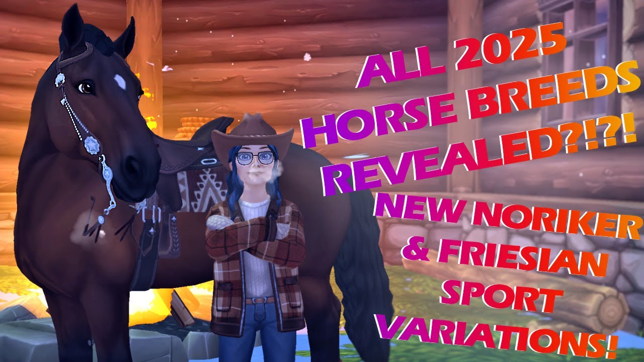 ALL 2025 HORSE BREEDS REVEALED?! NEW Noriker & Friesian Variations ...