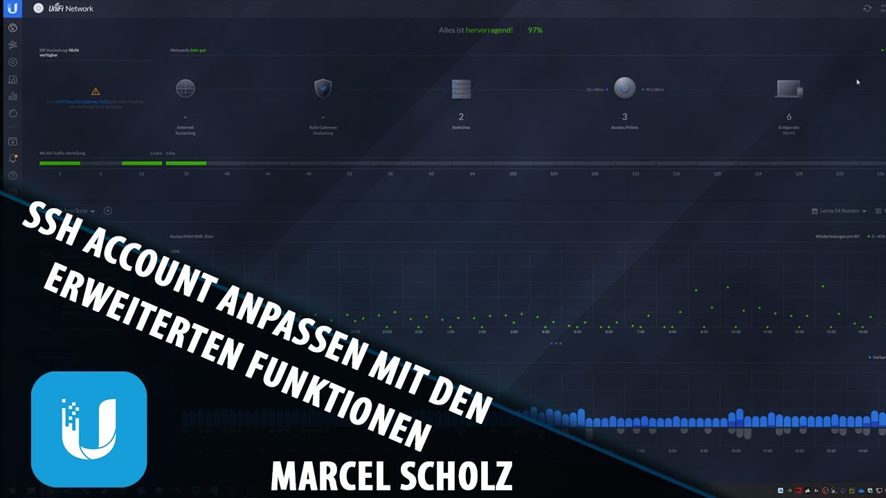 UniFi Controller SSH Account anpassen mit den "Erweiterten Funktionen ...