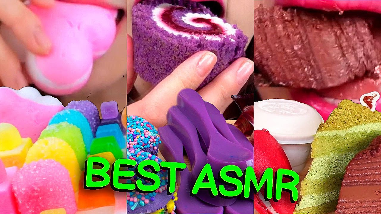Best of Asmr eating compilation - HunniBee, Jane, Kim and Liz, Abbey ...