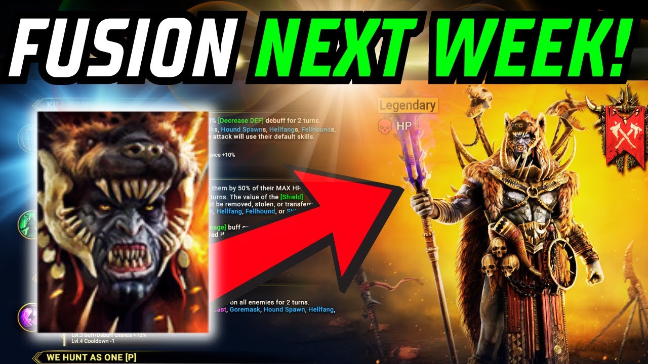 PACKMASTER SKY'EK NEW FUSION ANNOUNCED! "SPECIES UNITY CHAMPION" | RAID ...