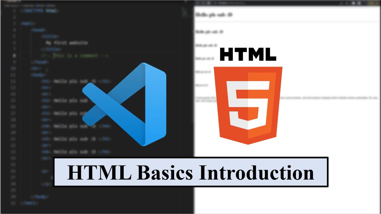 HTML Basics Introduction 👨‍💻 (For Beginners) pt. 2 - YouTube
