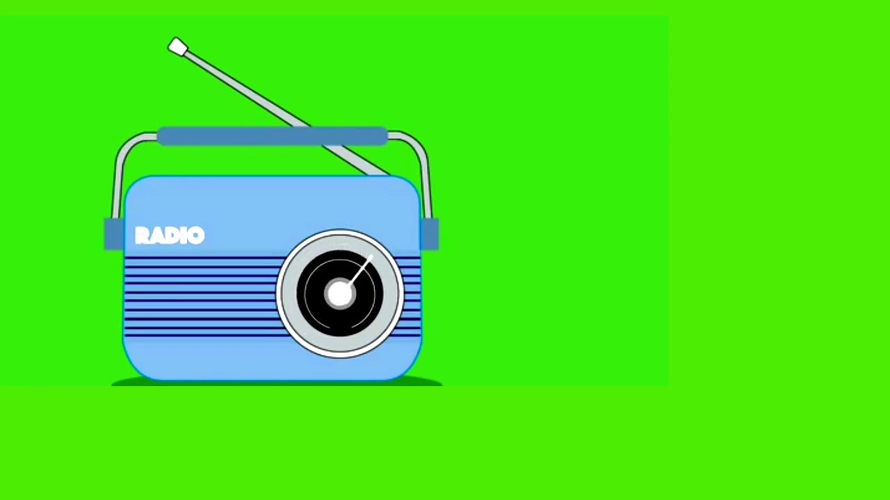 Green screen radio jadul - YouTube