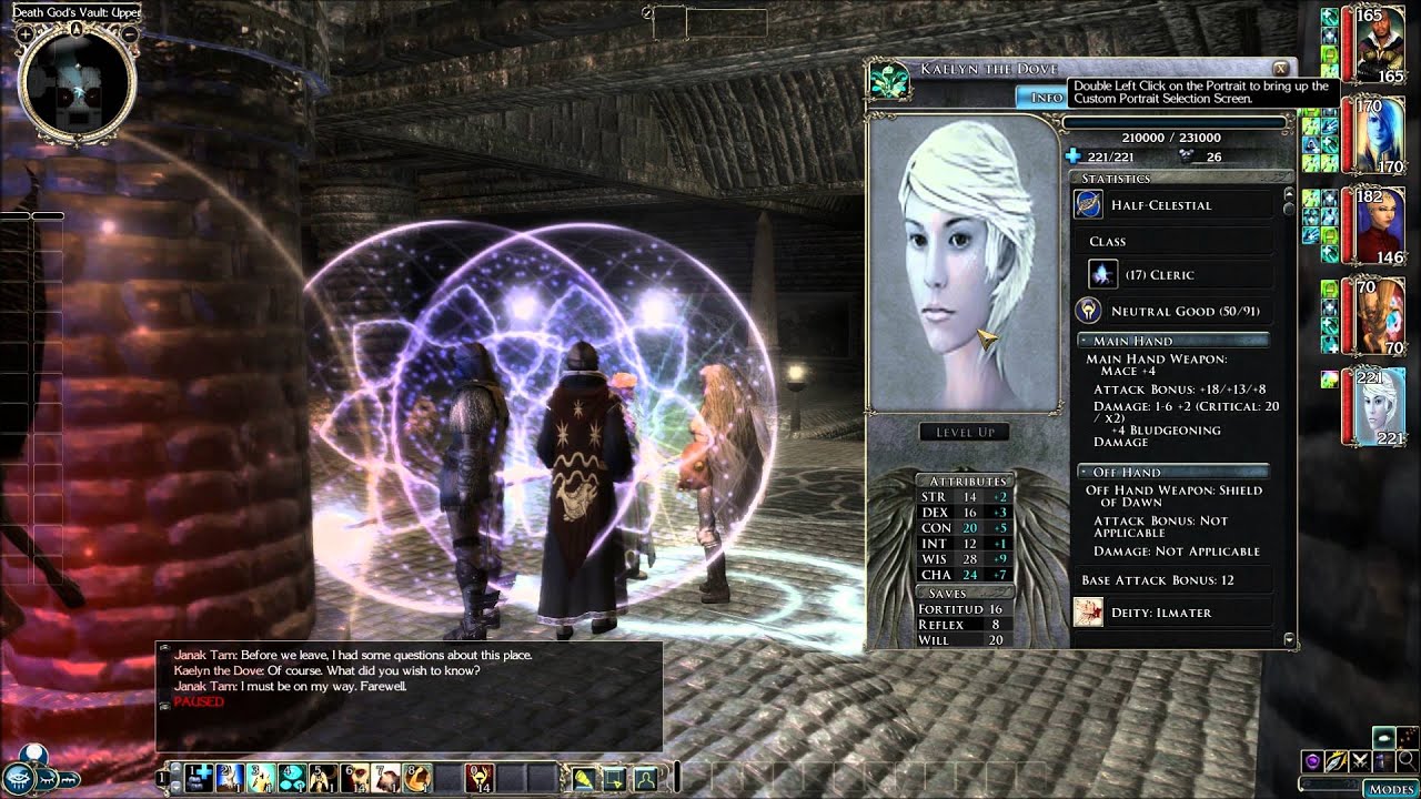 Let's Replay NWN2: MotB #07: Kaelyn the Dove & The Death Knights - YouTube