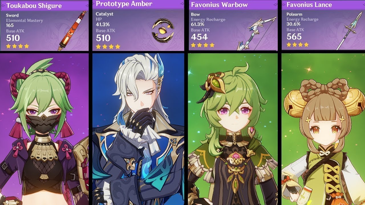 Neuvillette 4-Star Hyperbloom Team - Genshin impact 4.1 - YouTube