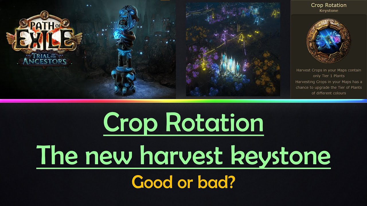 Crop rotation - the new harvest keystone, good or bad? - YouTube