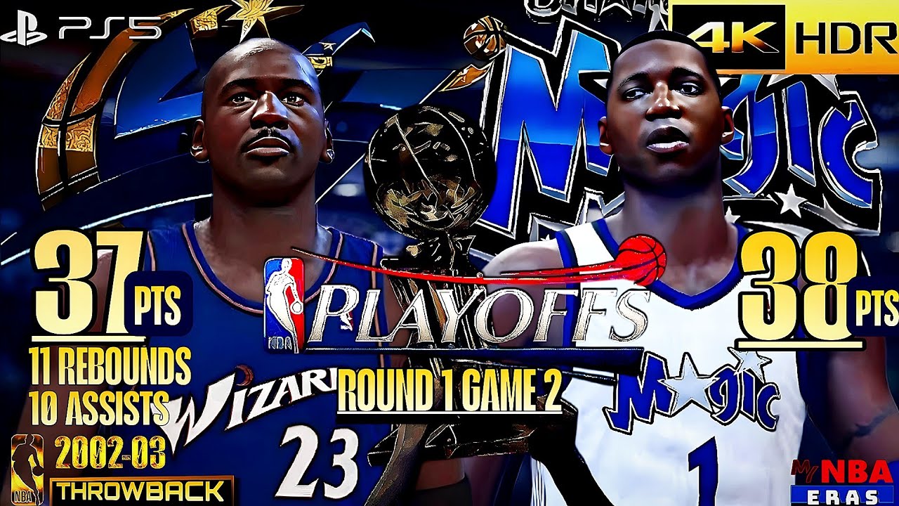 2002-03 NBA Playoffs - Wizards vs. Magic - 1st Round Game 2 HIGHLIGHTS ...