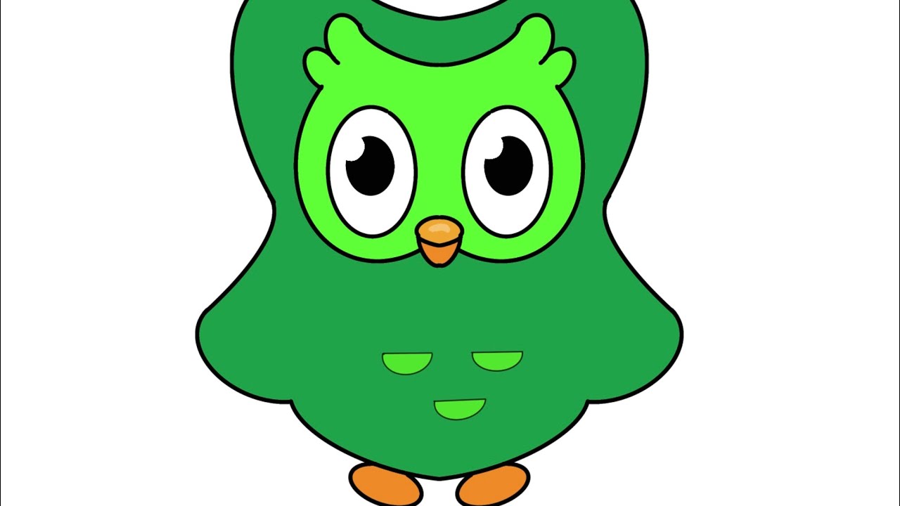 Drawing Duo from Duolingo | Easy Step by Step drawing tutorial. - YouTube