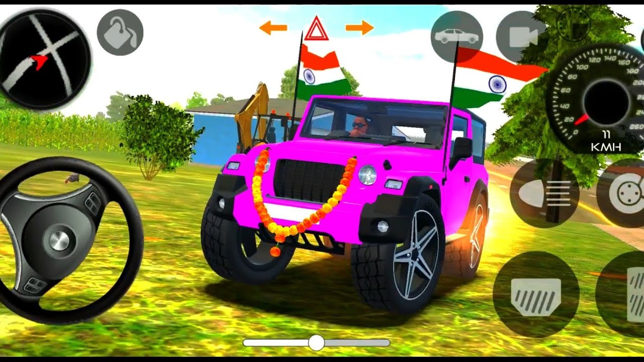 Dollar (Song) Modified Mahindra Pink Thar👿|| Indian Cars Simulator 3D ...