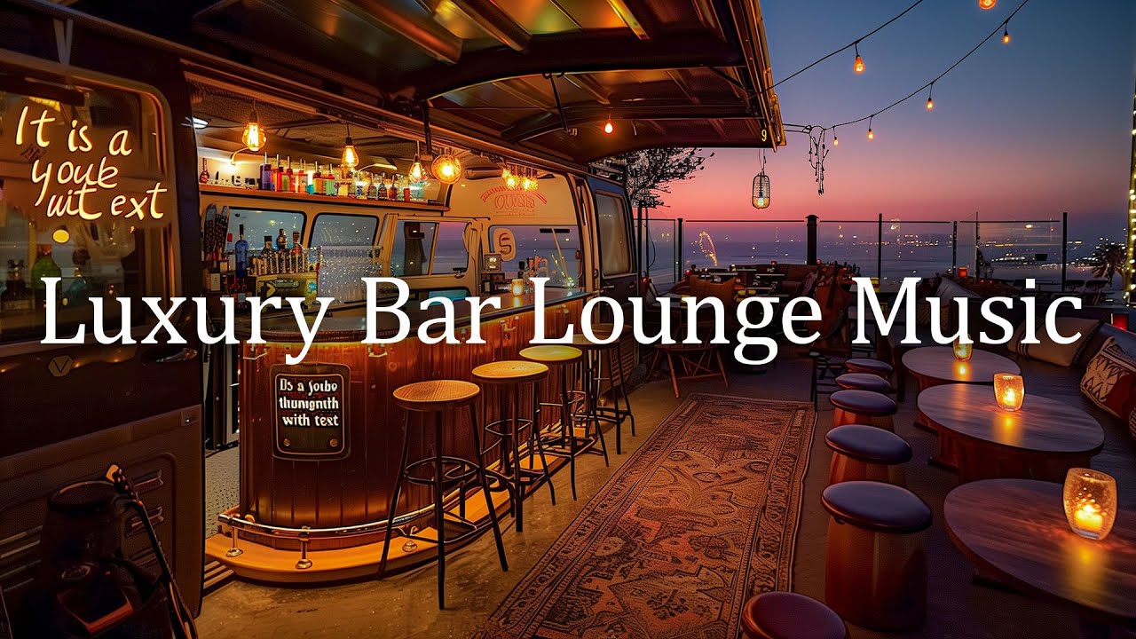 Luxury Bar Lounge Music 🍷 Soft Smooth Jazz Music Relaxing Ethereal Sax ...