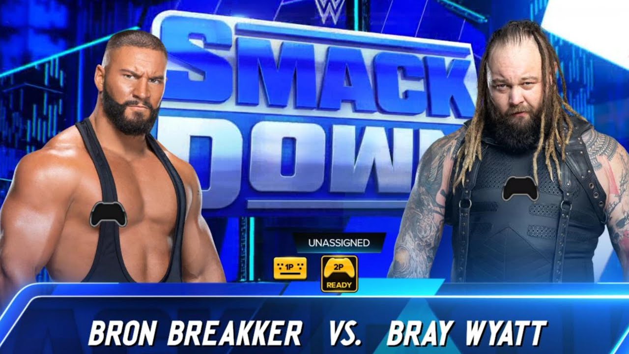 WWE 2K24 Bron Breakker vs Bray Wyatt : WWE Smackdown March 25, 2024 ...