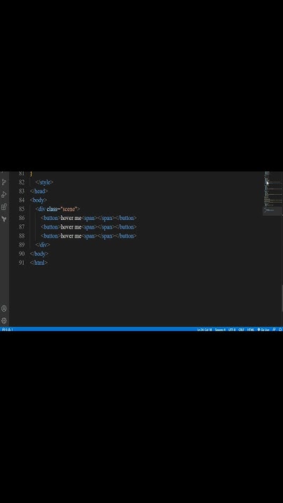 button Hover effects using HTML5 CSS3 - YouTube