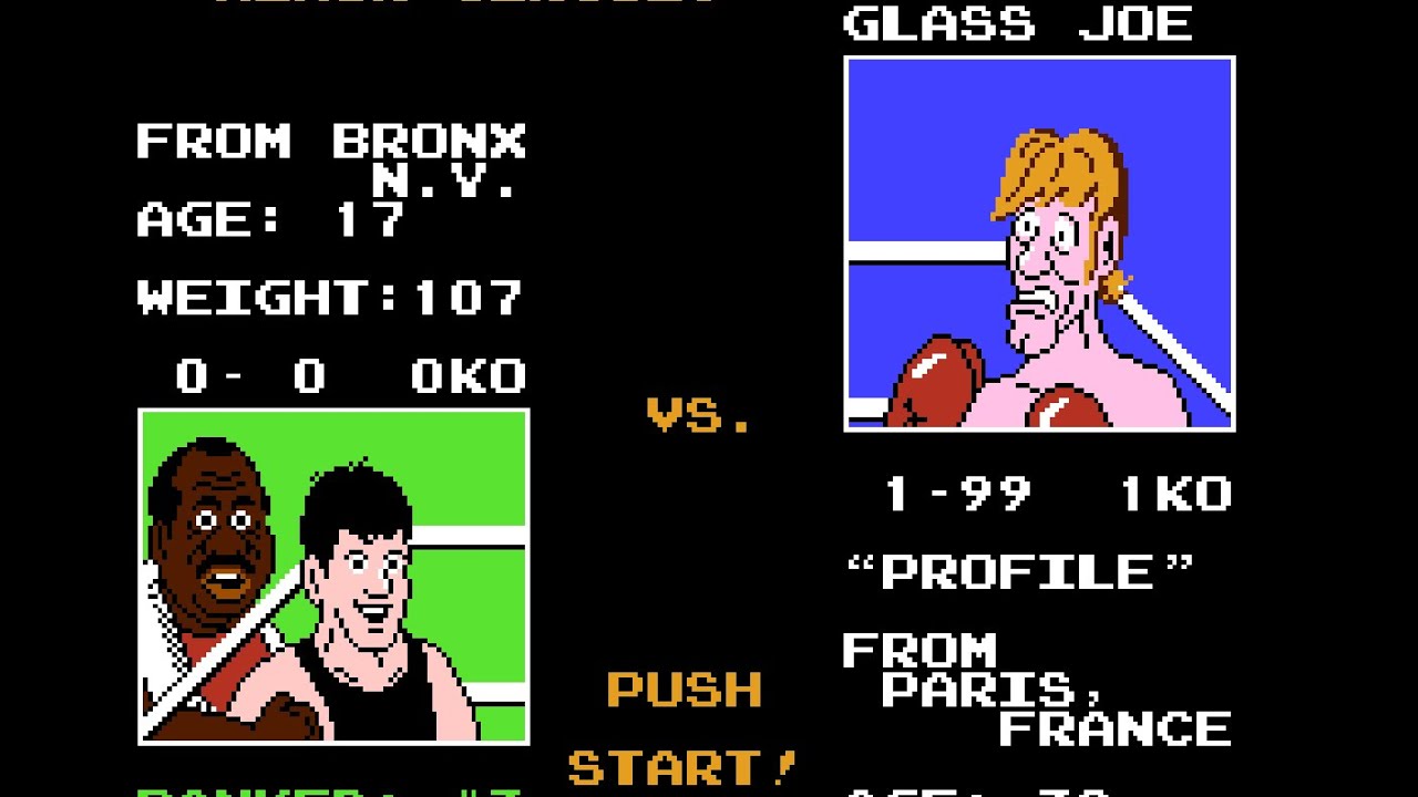 Punch-out!! (NES)| Little Mac vs Glass Joe - YouTube