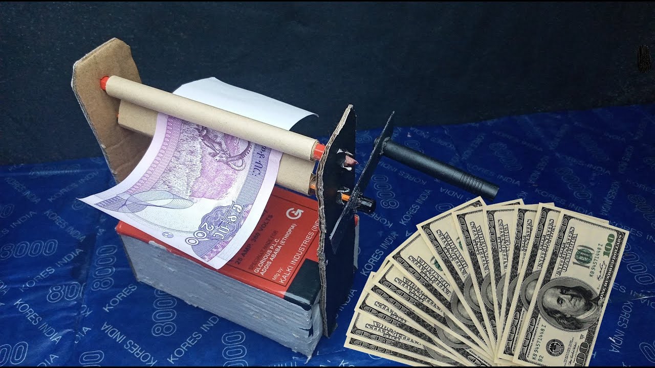 How to make MONEY PRINTER at home - YouTube