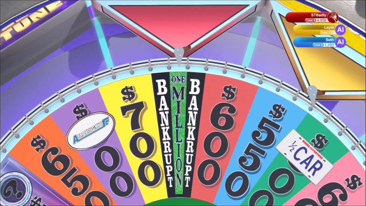 Wheel of Fortune (PS4 & Xbox One) - Million Dollar Win FAIL with Death ...