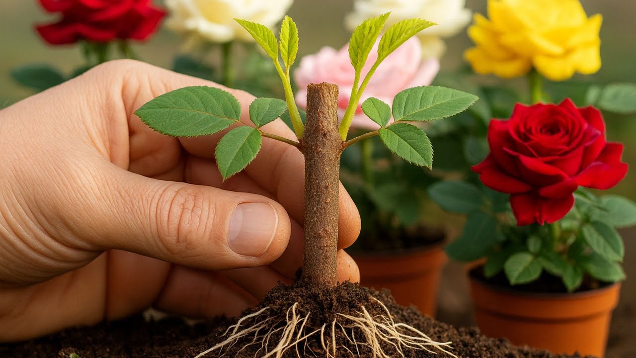 This Simple Trick Makes Rose Cuttings Root Super Fast (Highly Effective ...