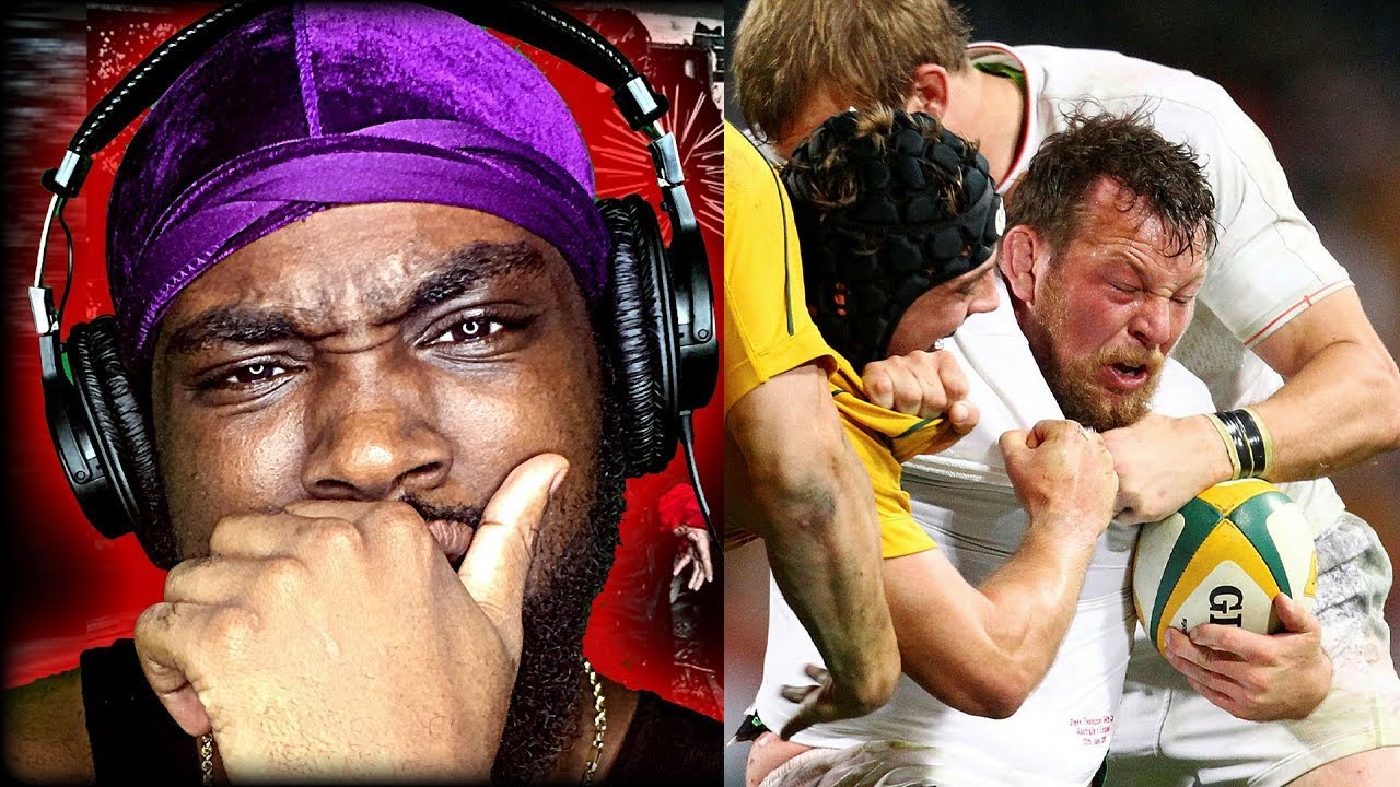 NFL FAN REACTS TO RUGBY HITS (CRAZY...) - YouTube