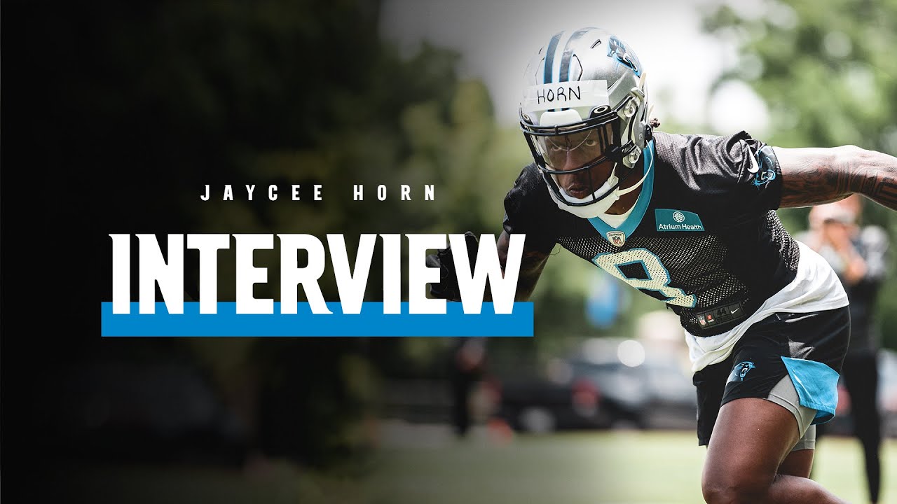 Rookie cornerback Jaycee Horn does his first interview after signing ...