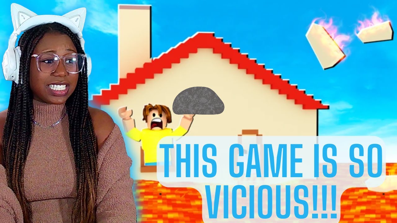 This Game Is Vicious!!! - Roblox The Floor Is Lava Gameplay - YouTube