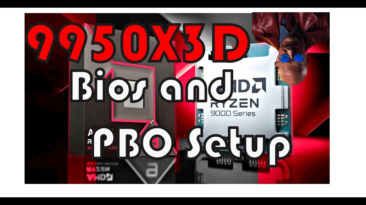 9950X3D Asus Rog Crosshair X870e Hero BIOS Setup and PBO Tuning - YouTube