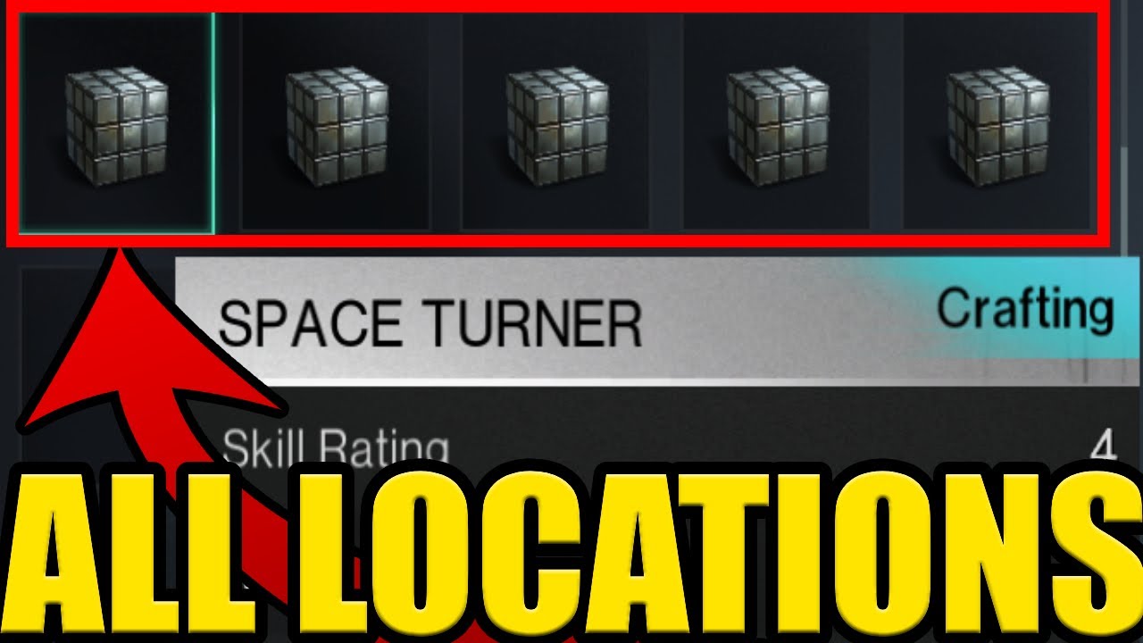 ONCE HUMAN ALL SPACE TURNER LOCATIONS UPDATED - YouTube