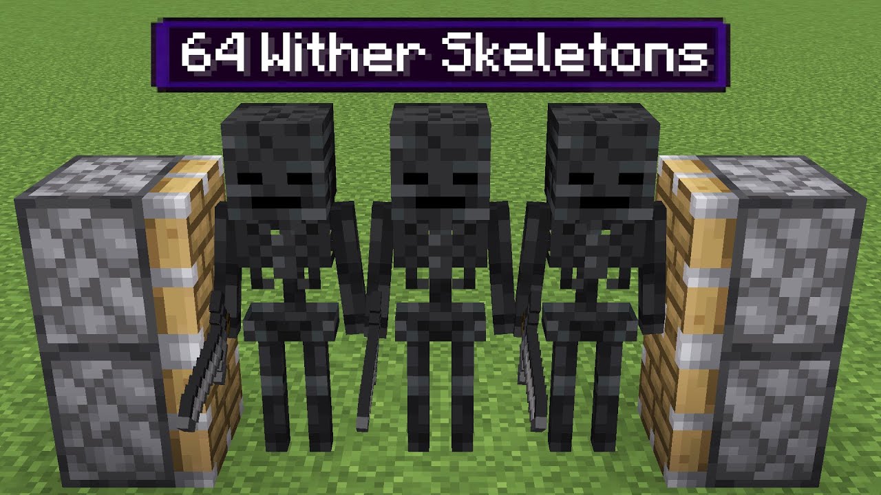 64 Wither Skeletons combined in Minecraft = ??? (Mob Evolution) №34 ...