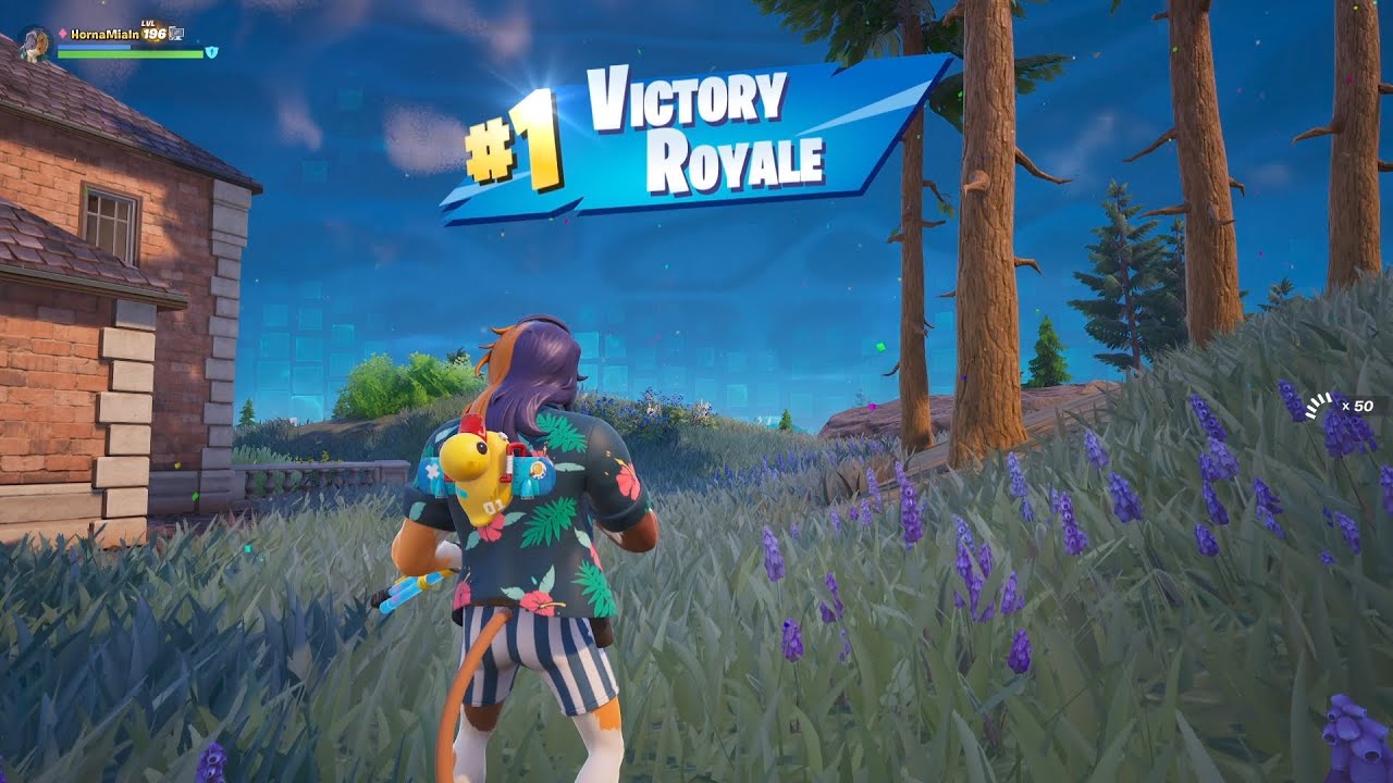 Fortnite Battle Royale Duos Victory Royale game (Chapter 5 Season 3 ...