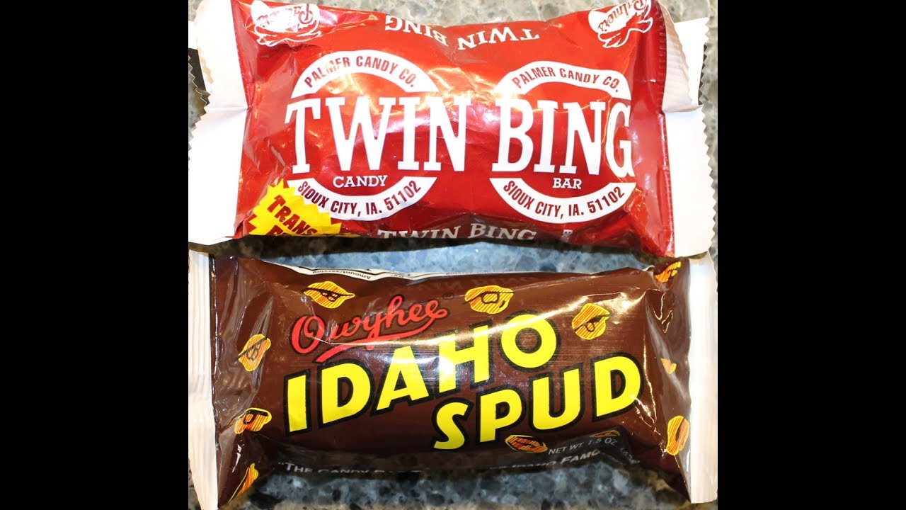 Palmer Candy Co. Twin Bing Bar and Owyhee Idaho Spud Candy Bar Review ...