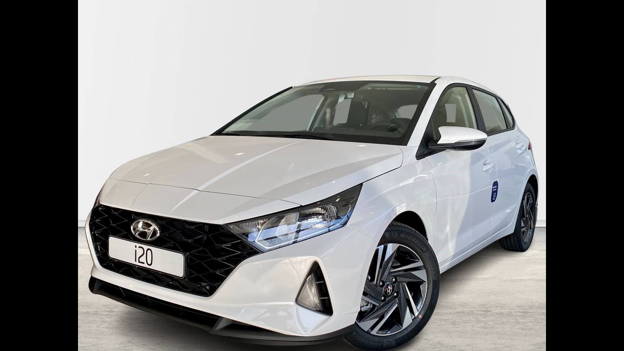 Hyundai I 20 ATLAS WHITE 1 0 TGDI 100CV KLASS - YouTube