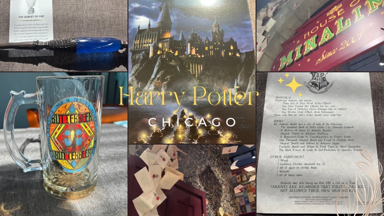 Harry Potter Chicago Experience and Merch Haul! 💌🪄🦉 - YouTube