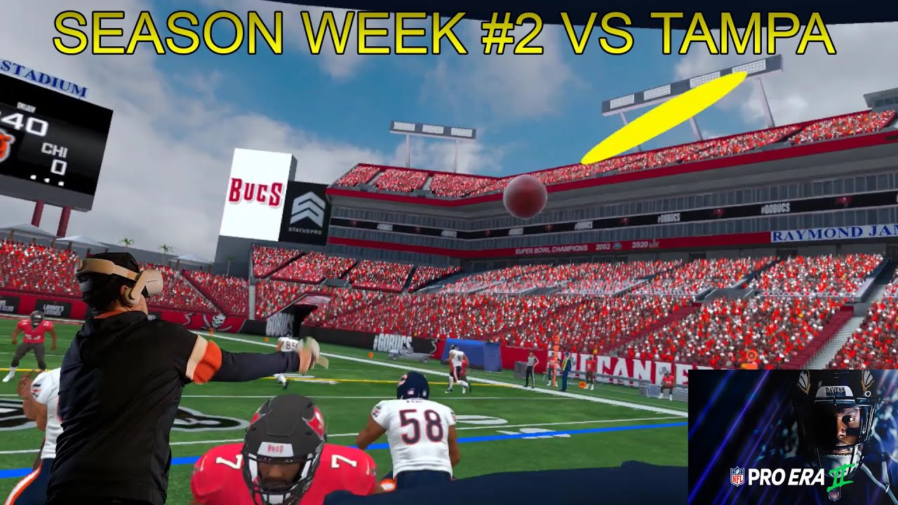 NFL PRO ERA 2 | IMMERSIVE VR QB GAMEPLAY | WEEK #2 BATTLE AT TAMPA ...