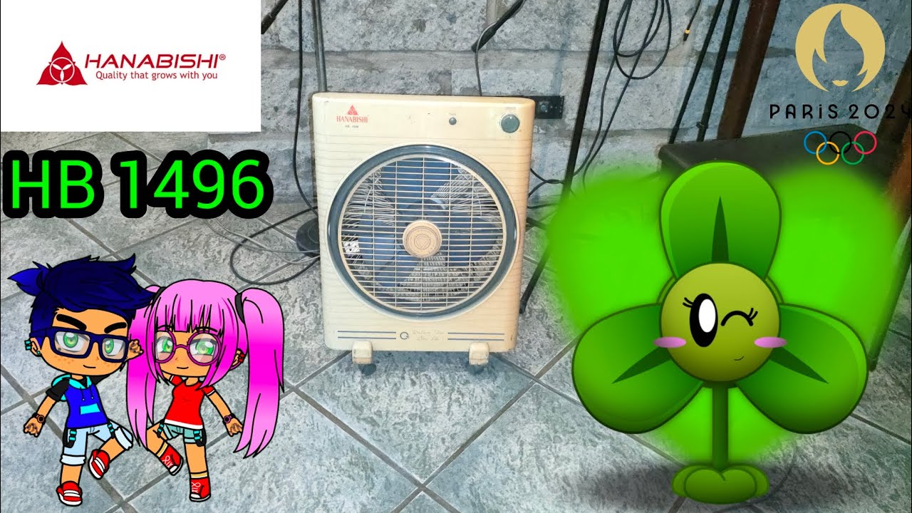 14" Hanabishi Box Fan HB 1496| The PVZBloverFan ™| #paris2024 - YouTube