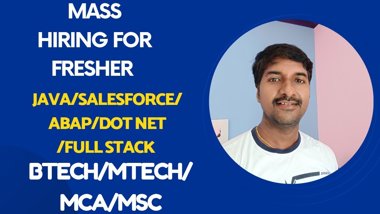 Accenture Mass Hiring for Freshers 2023 | Salesforce fresher | ABAP job @LuckyTechzone - YouTube
