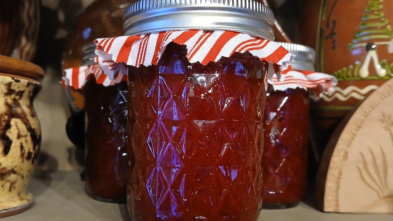 Easy make and can homemade Christmas Cranberry Jam! - YouTube