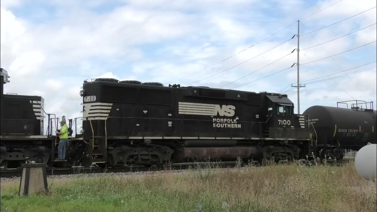 NS 6096 West in Decatur, IL 7/27/22 - YouTube
