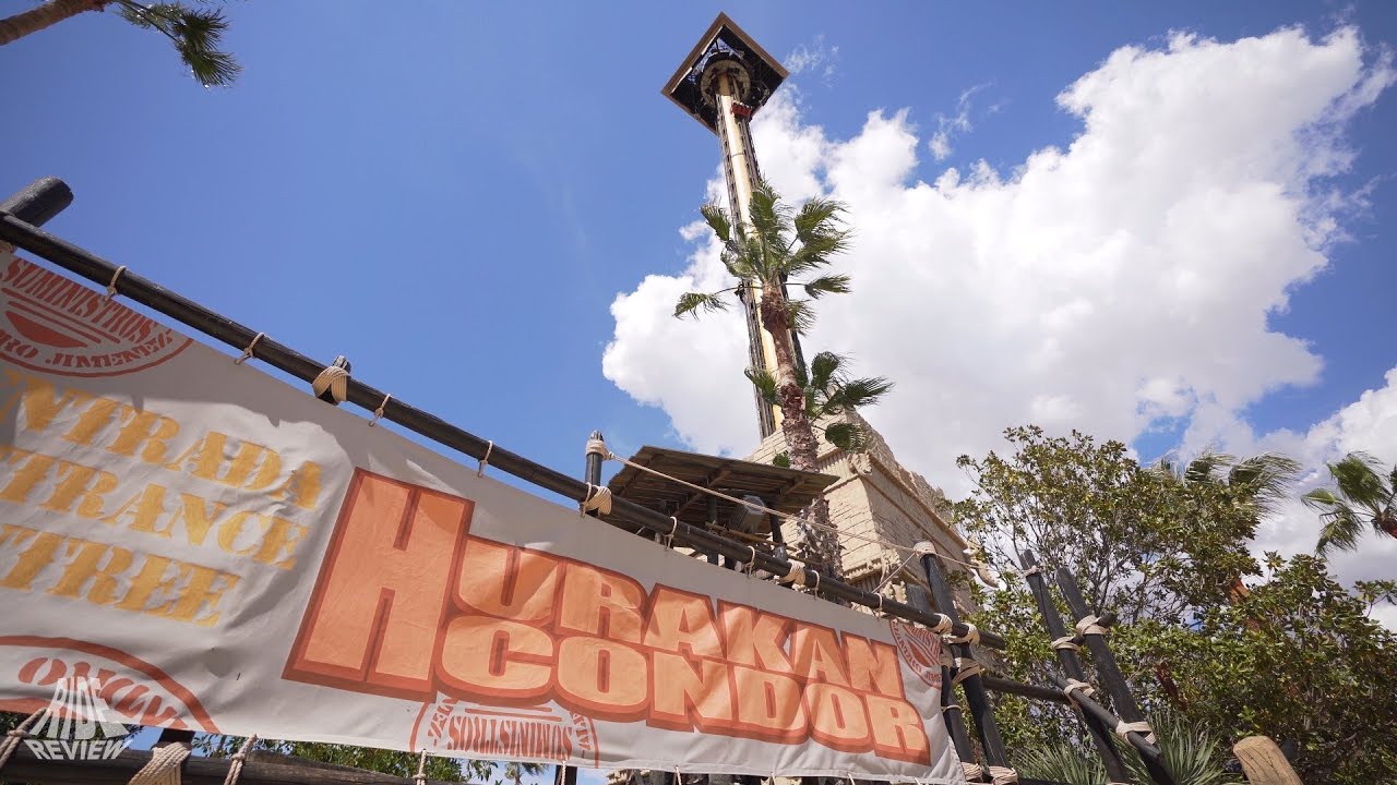 Hurakan Condor - PortAventura - Intamin - Free Fall - YouTube