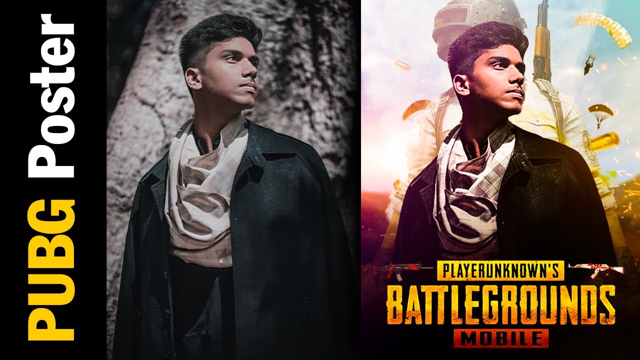 #PUBG Poster Designing SpeedArt | Viral Photo Editing of 2020 - YouTube