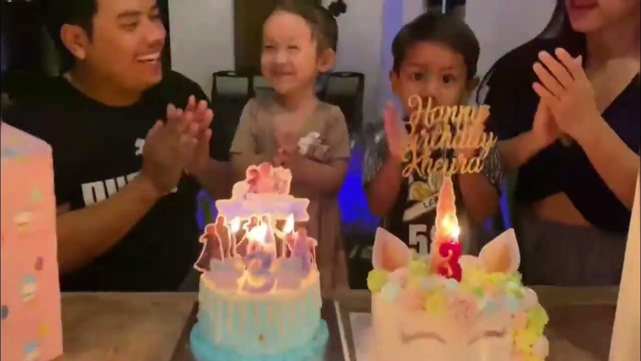 Yaya ulang tahun ke 3 tahun (part21) - YouTube