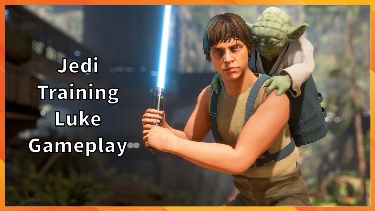 Jedi Training Luke Skywalker Gameplay Star Wars Battlefront 2 - YouTube