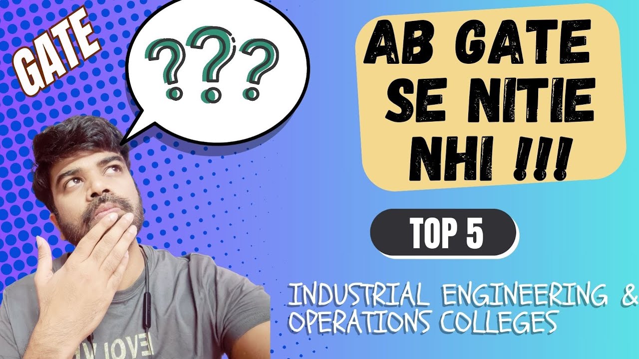 AB GATE SE NITIE NHI! | Best GATE Colleges for Supply Chain, Operations ...