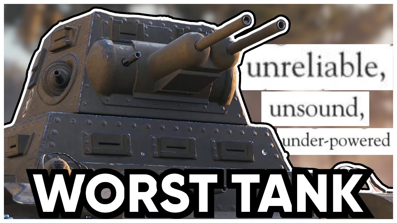 The Worst Tank Ever Made (WoT) - YouTube
