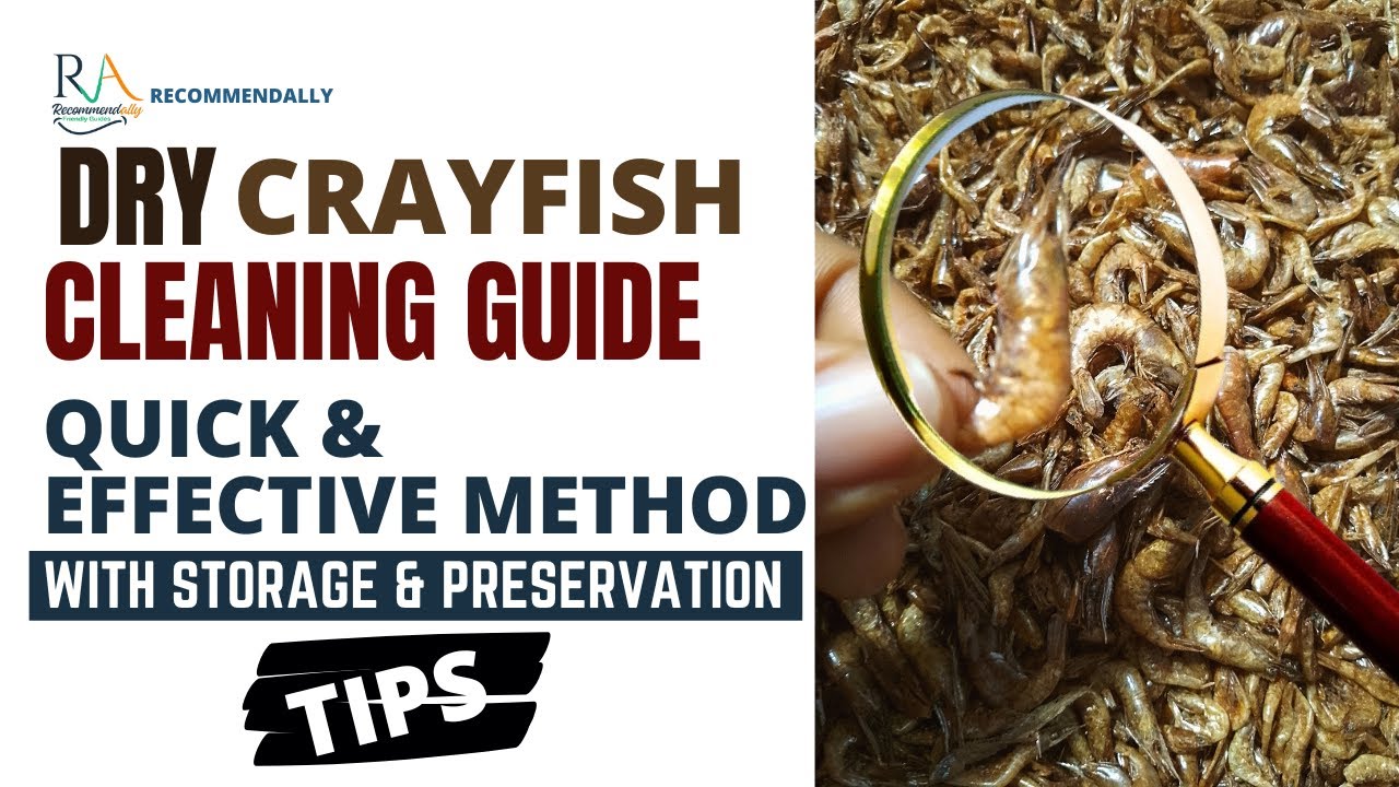 Dry Crayfish Cleaning Guide - Quick and Effective Method - YouTube