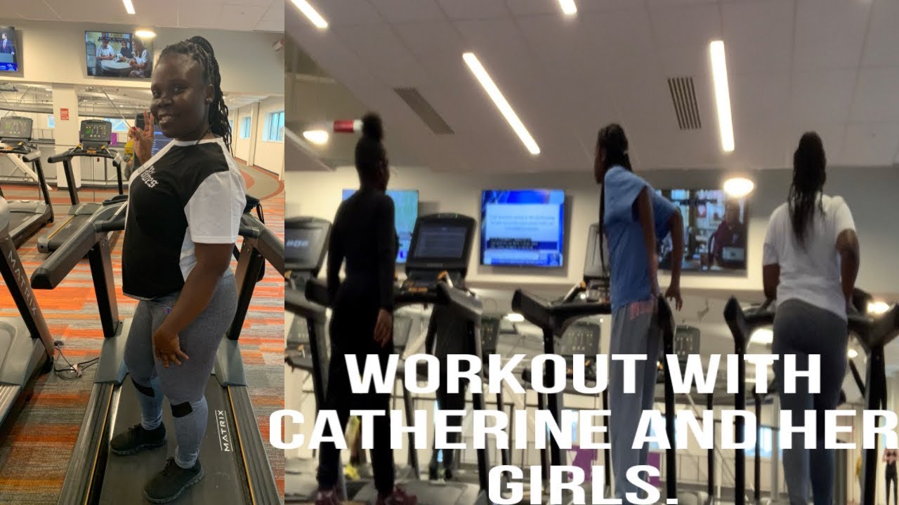 Family workout day with Catherine Norris and kids. - YouTube