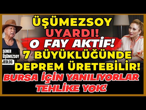 Üşümezsoy Uyardı! O Fay Aktif! 7 Büyüklüğünde Deprem Üretebilir!